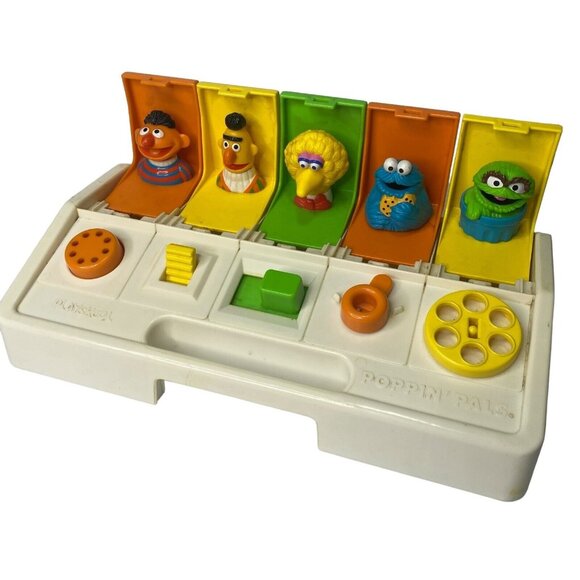 Playskool | Toys | Vintage 985 Playskool Sesame Street Poppin Pals Pop ...
